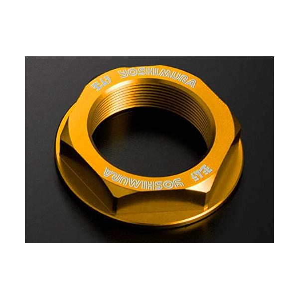 【商品概要】アルミ削り出しアルマイト仕上げ ・レーザーマーキングナットサイズM28　ピッチ：1.0mm　高さ：10mm取付け工具サイズ：36【商品説明】【商品詳細】ブランド：ヨシムラ(YOSHIMURA)商品種別：ステムボルト・ナット商品名...