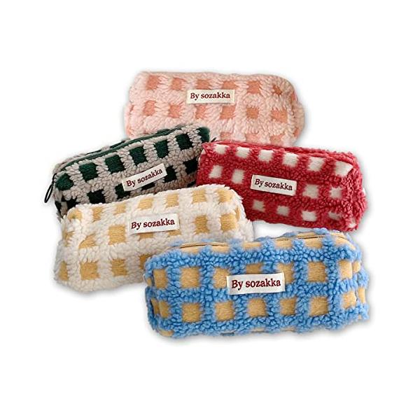 【商品概要】【商品】韓国 ペンケース【サイズ】約20cm×約7cm×約4.5cm【用途】筆箱、コスメポーチ【おすすめポイント】まるでワッフルのようなボアデザインがおしゃれ?トレンドの韓国っぽさたっぷりで可愛いペンケース?大容量でいろんなんも...