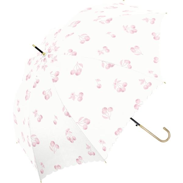 【商品概要】手描きフルーツ柄がカワイイ♪ヒートカットとゴールド手元がオシャレです。開閉方法：ジャンプ親骨サイズ：60cm生地素材：ポリエステル 手元素材：合皮親骨：グラスファイバー【商品説明】【商品詳細】ブランド：中谷-傘商品種別：ホーム＆...