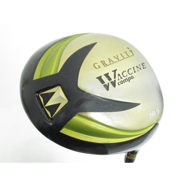 ■種別：ドライバー　■メーカー：グラビティー■モデル：WACCINE compo金　■シャフト：WACCINE GR51K■フレックス：R2　■ロフト：10.5■本数：1　■番手：1W■長さ：45.75　■クラブ重量：294■ライ角：0　■...