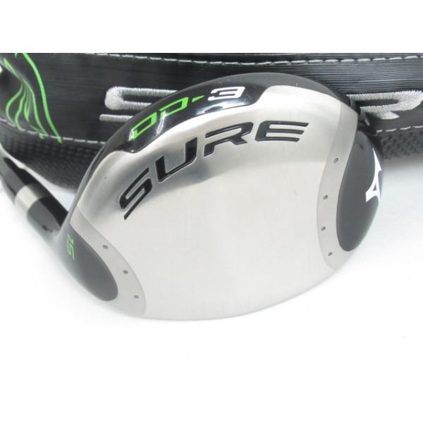 ■種別：フェアウェイウッド　■メーカー：ミズノ■モデル：SURE DD　■シャフト：EXSAR■フレックス：SR　■ロフト：15■本数：1　■番手：3W■長さ：42　■クラブ重量：335■ライ角：60.5　■バランス：D1■キックポイント：...