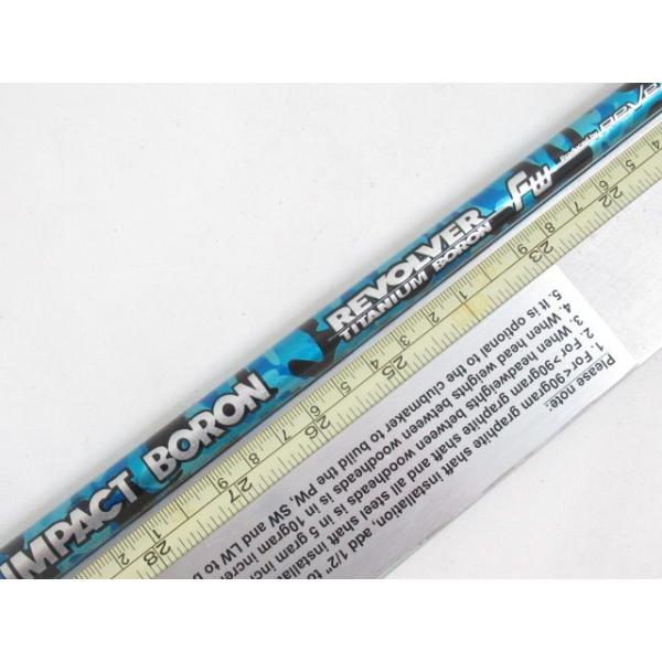 ■商品詳細種別：シャフトメーカー：その他モデル：IMPACT BORON REVOLVER FW（X）定価：0状態：中古【その他コメント】長さ1059mm　フレックス：X■スリーブ：なし■キックポイント：中調子■番手：3W■グリップ：なし