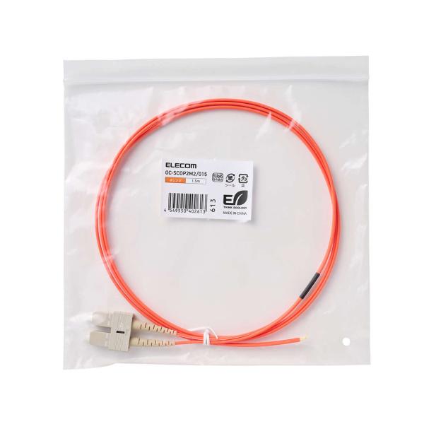 光で信号を伝送し、大容量のデータ伝送が可能な光ファイバーケーブルです。短距離伝送が可能です。一方には取り外し可能なプッシュプル方式のSCコネクターを装備し、もう一方はコネクターが未装着の状態です。伝送損失が低く、広帯域にて高品質かつ安定した...