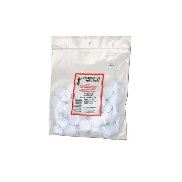 Pro-Shot クリーニングパッチ 100％コットン(ガン ガンメンテ 掃除 クリーナー 銃身 ライフル サバゲー 狩猟 狩り 実銃 ジャグ)