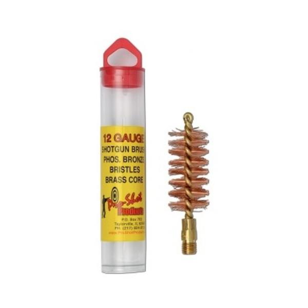 プロショット ショットガン ブロンズ ブラシ 12番(ガン ガンメンテ 掃除 クリーナー 銃身 実銃 手入れ)
