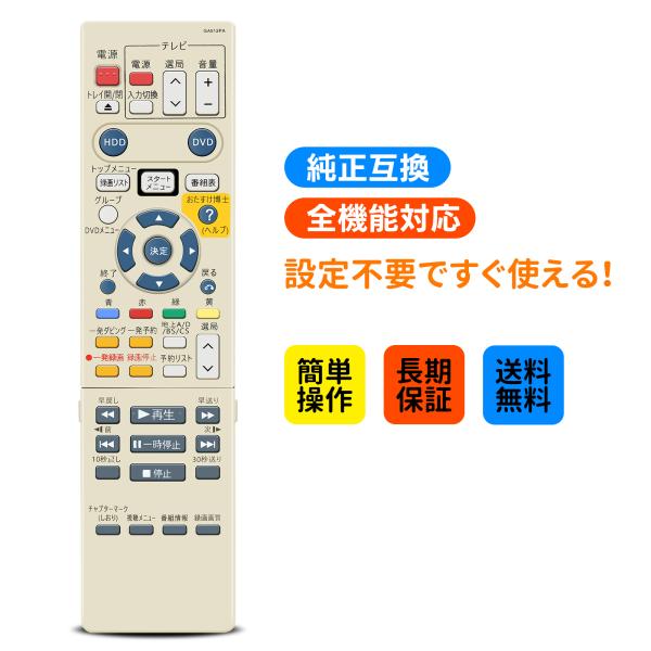簡易リモコンのご案内本製品は、純正リモコンを紛失した場合や、故障・反応不良による交換用、代替用としてご利用いただけます。電池は含まれていませんので、別途ご用意ください。リモコンの設定方法については、取扱説明書をご確認いただくか、メーカーサポ...