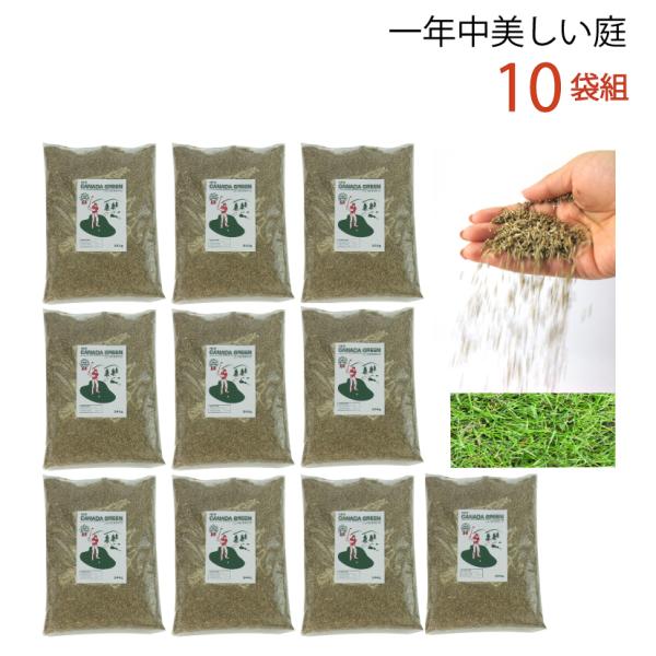 1袋944g 全袋使用で密集の場合 10袋で推奨200平方メートル 最大900平方メートル夏は３８℃、冬は-４０℃にもなる厳しい環境のカナダで開発された驚異的にタフな芝生の種です。春夏用と秋冬用の芝生の数種類の異なる芝の種をブレンド(混合)...