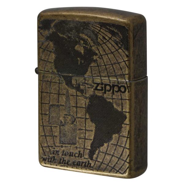「in touch with the earth」（大地とつながる）。地球儀とZIPPO、壮大なスケール感のZIPPOです。201FBベース、エッチング、色入れ。コンディション：【目立った傷や汚れなし】製造年月：1994年11月製造国：アメ...