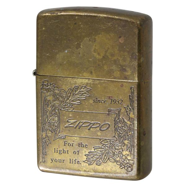 「For the light of your life. 」は、ZIPPOでよく彫刻されていた文字で、1980年代から90年代にかけて多く製造されておりました。真鍮ブラス、エッチング。コンディション：【傷や汚れあり】製造年月：1995年7月...