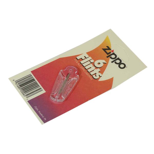 現在使用されていない、旧パッケージのフリント（発火石）です。大変古いフリント（発火石）になりますので、経年劣化で粉砕している場合がございます。御納得の上で、ご購入下さい。・フリント（発火石）・6個入