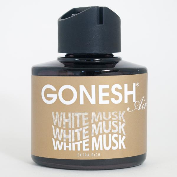 グリーンアップルなどの果実のフレッシュな香りに、ホワイトフローラルの甘さとシャボンの清潔感のあるフレグランス調の香り。火を使わず、液体を揮発させて香りを拡散。ウィスキーボトルを思わせるブラウングラスボトルにGONESHのシンボルであるガネー...