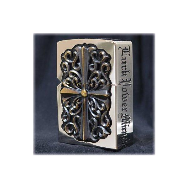 FULL METAL JACKET -CROSS-フルメタルジャケット クロス 通常のZIPPO（#200）の約3倍の重さがあり、手にずっしり響く重厚な質感と迫力ある芸術的な美しいデザインは他を圧倒する使い込んでキズだらけになればなるほど格...