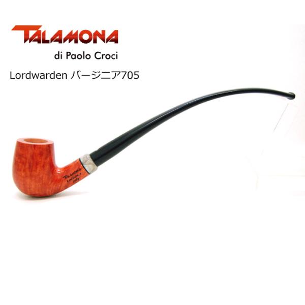 TALAMONA（タラモナ） Lordwardenクール＆ドライスモーキングが可能なマウスピースが長いチャーチワーデンタイプ。シャンクエンドのマーブルのマウントが補強とアクセントを兼ねています。フィルター：なし全長：約 257mm火皿の深さ...