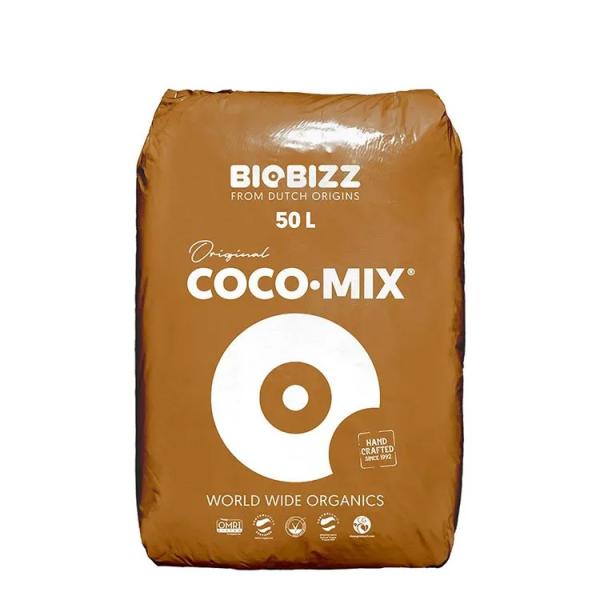 バイオビズ ココミックスはココナッツ繊維と有機ミネラルを含むオーガニックココヤシ培地です。ココナッツ繊維は多くの酸素と少ない水分で成り立っており植物の根の発育に最適です。原産国：オランダ内容量：50L重量：±17.0kgバッグサイズ：40c...