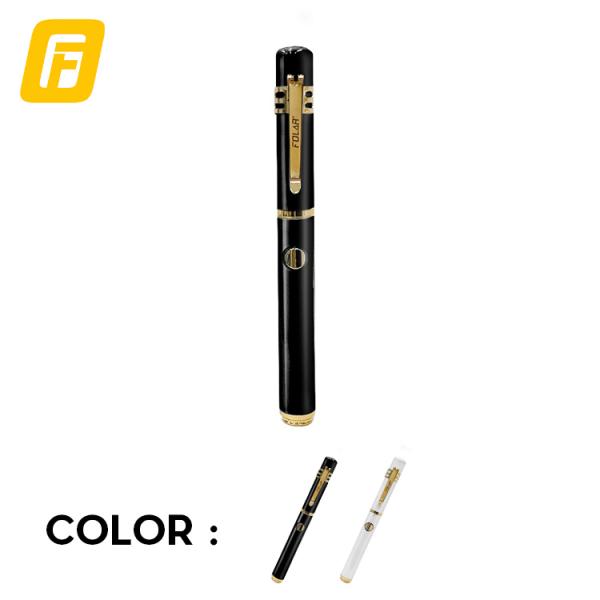 カートリッジ収納型のペンスタイル510カートリッジバッテリー「Cart Pen」。サイズ：長さ145mm / 直径15mm(クリップ部除く)バッテリー容量：400mAh規格：510可変電圧：3段階　2.7V / 3.1V / 3.6V