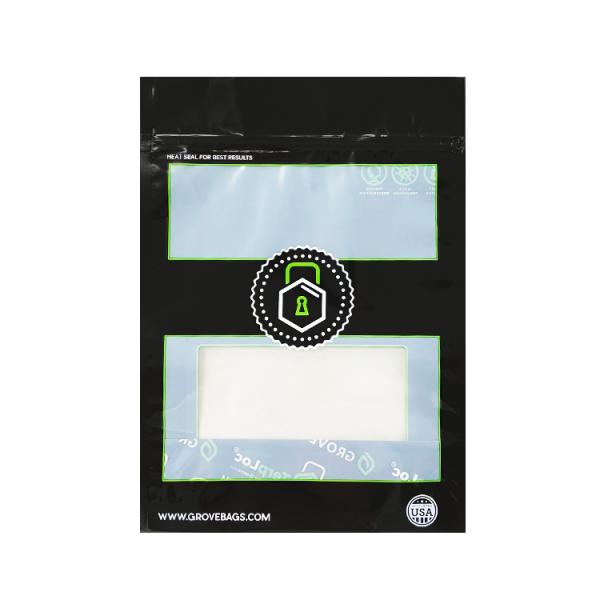 Grove Bags(グローブバッグ)はキュアリングに最適な保存用ジップバッグです。中身が見えるウィンドウ付き 1/4ポンド。入数：1枚容量：1/4ポンド(約100g)外形サイズ：縦 330mm / 幅 240mmバッグサイズ：縦 270m...