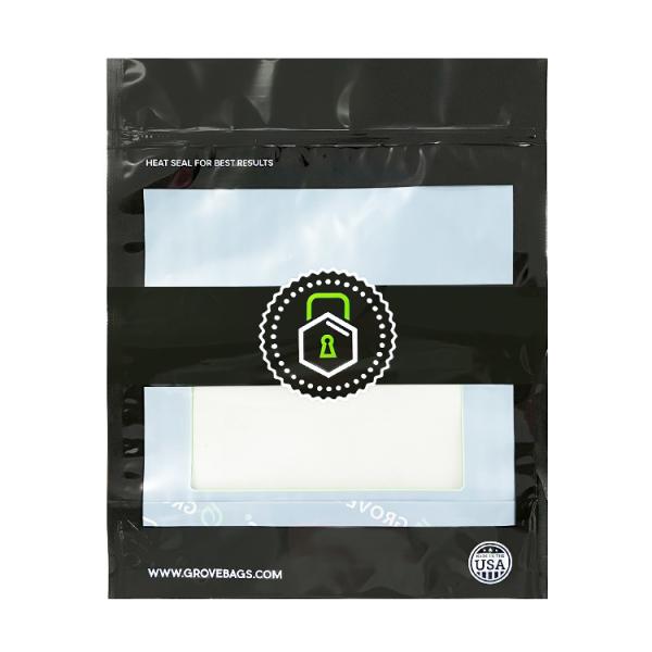 Grove Bags(グローブバッグ)はキュアリングに最適な保存用ジップバッグです。中身が見えるウィンドウ付き 1/2ポンド。入数：1枚容量：1/2ポンド(約200g)外形サイズ：縦 375mm / 幅 300mmバッグサイズ：縦 305m...