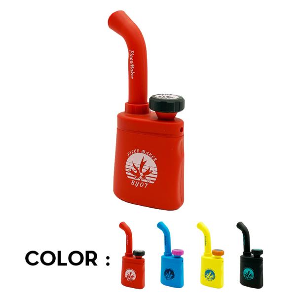 シリコンスモークアイテムのトップメーカー、PieceMakerのシリコンバブラー。Klutchは片手でしっかり扱うことが出来るように設計されたコンパクトサイズのバブラーです。サイズ：高さ215mm / 土台直径90mm / 吸い口内径約40...