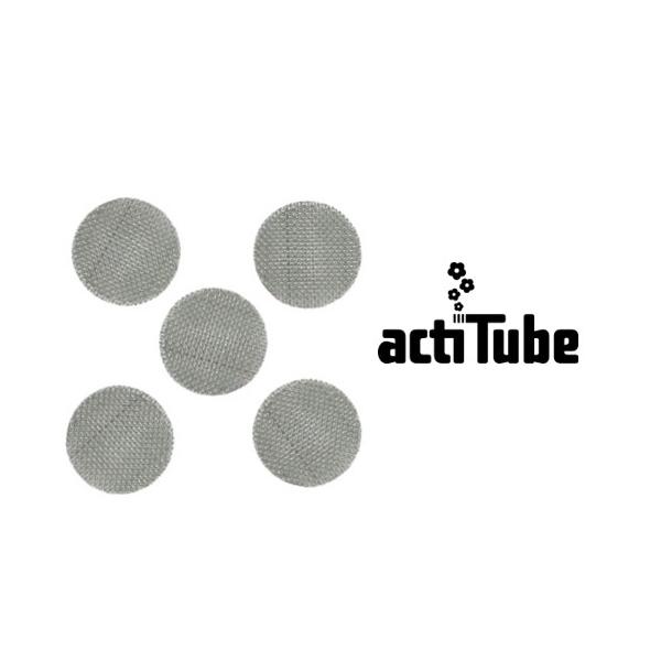 actiTube純正のステンレススクリーン。入数：5枚素材：スチール(ステンレス)原産国：ドイツ