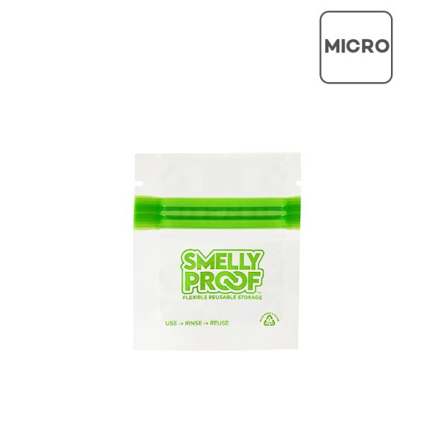 食品やタバコ、植物の種まで、あらゆる保存に最適なジップバッグ SMELLY PROOF(スメリープルーフ)。しっかりと中身が見えるクリアカラー MICROサイズ。入数：1枚外形サイズ：縦 83mm / 幅 70mmバッグサイズ：縦 40mm...