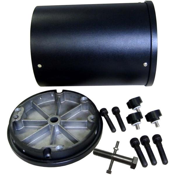 鏡筒が三脚にぶつからないように工夫するための延長筒です。