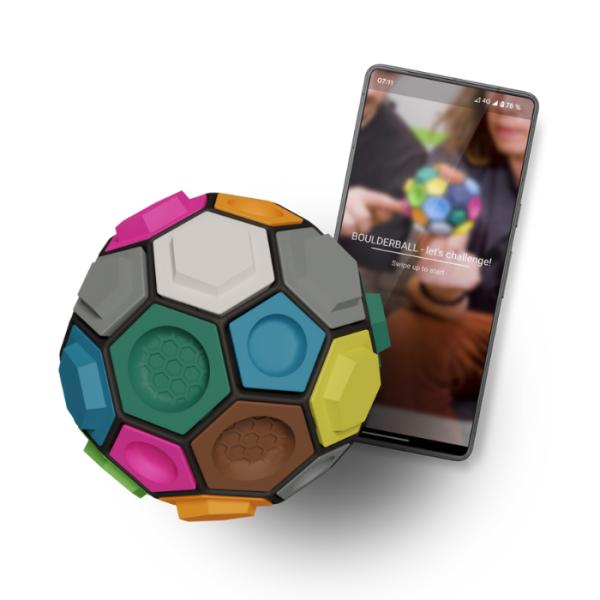 ・ポケットサイズのクライミング体験：Boulderballは、世界最小の「ボルダリングウォール」です。いつでもどこでも、指を使って決められたルートを「登り」、特別なムーブをマスターできます。楽しいけれど、ちょっとした挑戦も伴います。・チャレ...