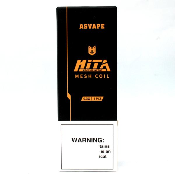 ASVAPEアスベイプ  HITA INK 専用 コイル 5個入り 0.3ohm