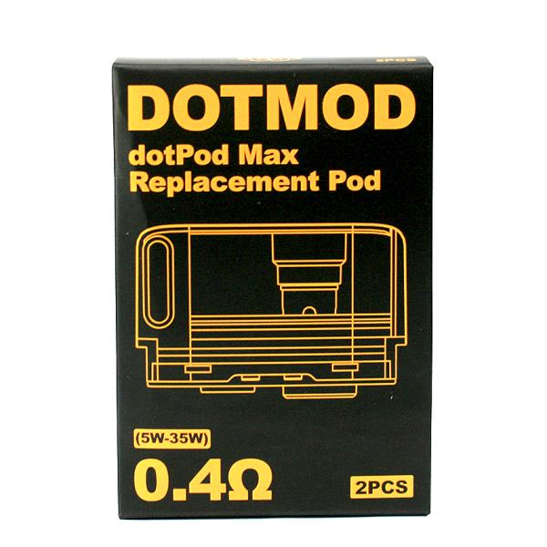 dotModドットモッドDOTPOD MAX 用POD 0.4Ω1箱２個入り