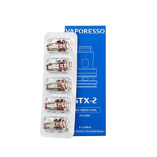 Vaporesso GTX用5個入り替えコイル1箱× Coils（5個）対応機種：TARGET PM80, TARGET PM80 SE, TARGET PM30, GTX ONE, GEN NANO, XIRON,GEN AIR 40Re...