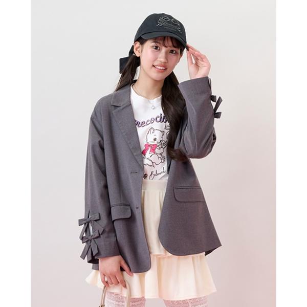 『セール実施中』ZOZO問い合わせ番号:101020840ショップ:NARUMIYA ONLINE，ナルミヤ オンラインブランド:mezzo piano Junior，メゾピアノジュニア商品名:テーラードリボンジャケットカテゴリ:ジャケット...
