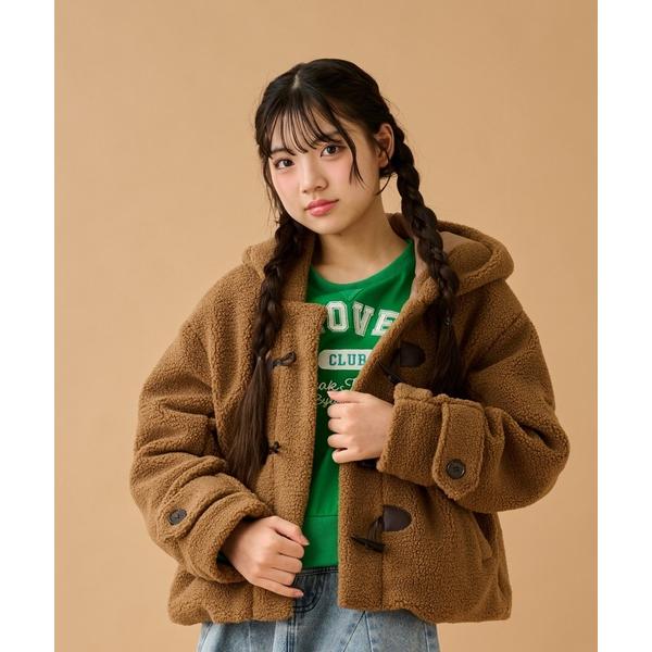 『セール実施中』ZOZO問い合わせ番号:101020844ショップ:NARUMIYA ONLINE，ナルミヤ オンラインブランド:by LOVEiT，バイラビット商品名:リングボアショートダッフルカテゴリ:ジャケット/アウター>ダッフ...