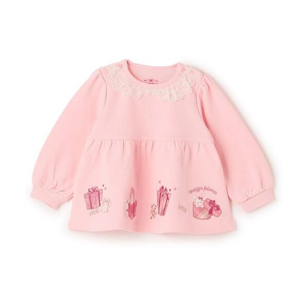 『セール実施中』※このアイテムは返品・交換対象外商品です。ZOZO問い合わせ番号:101020855ショップ:NARUMIYA ONLINE，ナルミヤ オンラインブランド:mezzo piano，メゾピアノ商品名:プレゼント刺繍　長袖チュニ...