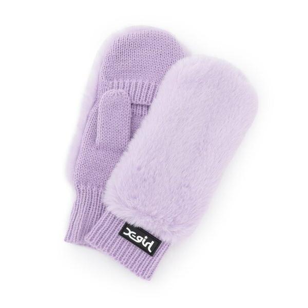 『セール実施中』ZOZO問い合わせ番号:101020871ショップ:X-girl Stages，エックスガール ステージスブランド:X-girl Stages，エックスガールステージス商品名:ファー＆ ニットミトンカテゴリ:ファッション雑貨...