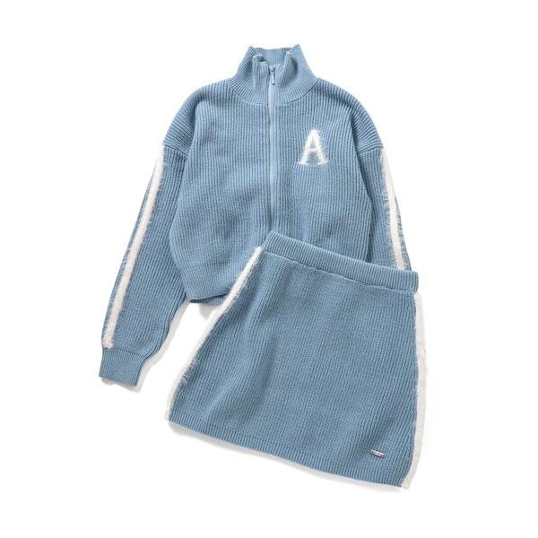 『セール実施中』ZOZO問い合わせ番号:101020994ショップ:F.O.Online Store，エフオーオンラインストアブランド:algy，アルジー商品名:シャギーラインニットセットアップカテゴリ:ジャケット/アウター>セットア...