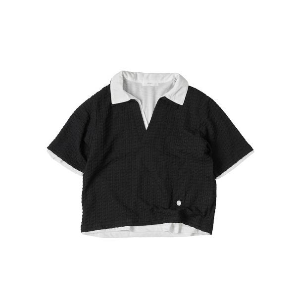 参考価格：5，940円発売時期：2025年06月コンディション：A（使用感なし）数回使用した程度で使用感が感じられないアイテム付属品：インナー参考商品名：【set item】split-neck knit tops / スキッパーTシャツセ...