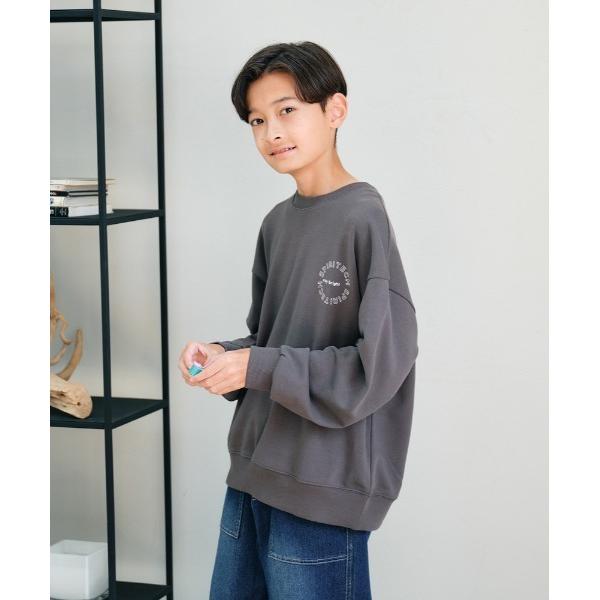 『タイムセール実施中』ZOZO問い合わせ番号:101059823ショップ:Right-on，ライトオンブランド:Right-on，ライトオン商品名:【Refurbish】フロントロゴ スウェットプルオーバー (キッズ / ボクシーシルエット...