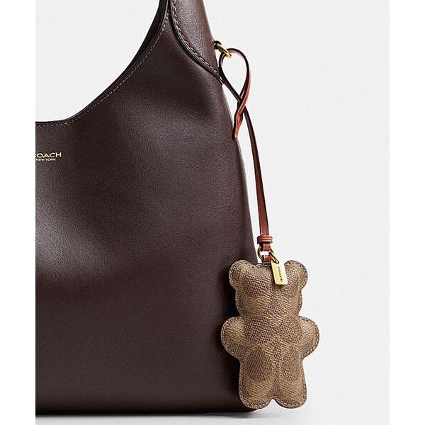 ZOZO問い合わせ番号:101059847ショップ:COACH，コーチブランド:COACH，コーチ商品名:ベア パフィ バッグ チャーム・シグネチャー キャンバスカテゴリ:財布/小物>キーホルダーブランド品番:CCX44 B4XHG素...