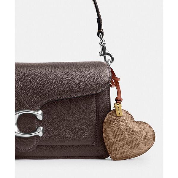 ZOZO問い合わせ番号:101059849ショップ:COACH，コーチブランド:COACH，コーチ商品名:ハート パフィ バッグ チャーム・シグネチャー キャンバスカテゴリ:財布/小物>キーホルダーブランド品番:CCX46 B4XHG...