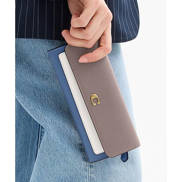 『セール実施中』ZOZO問い合わせ番号:101059891ショップ:COACH，コーチブランド:COACH，コーチ商品名:ミラ ロング フラップ ウォレット・カラーブロックカテゴリ:財布/小物>財布ブランド品番:CAO18 B4YLZ...