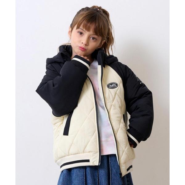 『セール実施中』ZOZO問い合わせ番号:101059985ショップ:X-girl Stages，エックスガール ステージスブランド:X-girl Stages，エックスガールステージス商品名:バックロゴキルティングブルゾンカテゴリ:ジャケッ...