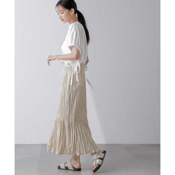 『セール実施中』参考価格：7，150円発売時期：2024年06月コンディション：C（やや使用感あり）使用感があり、やや気になる傷や汚れがあるアイテム後身頃：汚れ参考商品名：裾切り替えワッシャープリーツスカート参考品番：673-4230300...