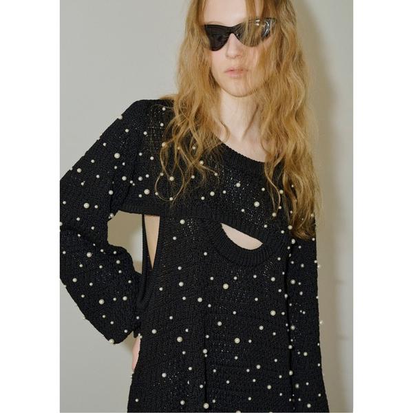 『タイムセール実施中』参考価格：12，100円発売時期：2024年01月コンディション：B（目立つ使用感なし）使用感が少ない、または気にならないアイテム全体的：色あせ、型崩れ袖：毛玉参考商品名：メニーパールニットボレロ参考品番：JU8080...