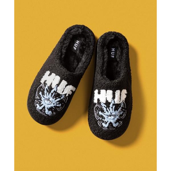 ZOZO問い合わせ番号:101090643ショップ:HUF，ハフブランド:HUF，ハフ商品名:SNOW ANGEL FUZZY SLIPPERカテゴリ:インテリア>ルームシューズ/スリッパブランド品番:25H_CP00107素材:表生...