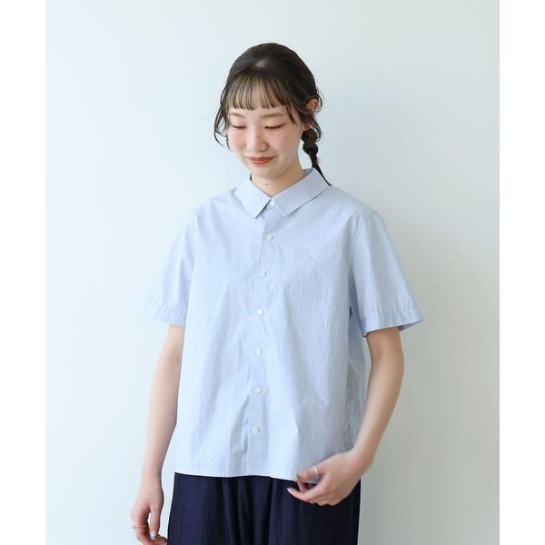 ZOZO問い合わせ番号:101091054ショップ:bulle de savon，ビュルデサボンブランド:bulle de savon，ビュルデサボン商品名:オーガニックコットン 60/1タイプライタイプライター 半袖シャツカテゴリ:トップ...