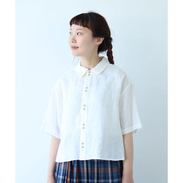 ZOZO問い合わせ番号:101091068ショップ:bulle de savon，ビュルデサボンブランド:bulle de savon，ビュルデサボン商品名:60sフレンチリネン boy shirtカテゴリ:トップス>シャツ/ブラウス...