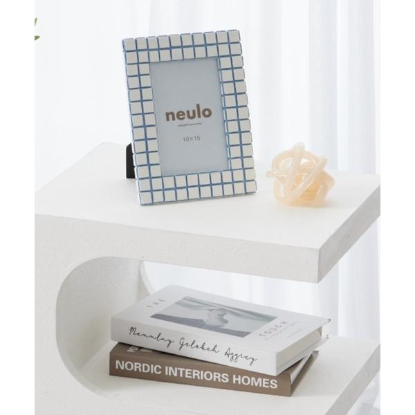 『タイムセール実施中』ZOZO問い合わせ番号:101091157ショップ:BELLUNA PLUS，ベルーナ プラスブランド:iellio，イエリオ商品名:neulo（ニューロ）　チェック・フォトフレーム（長方形）カテゴリ:インテリア&gt...