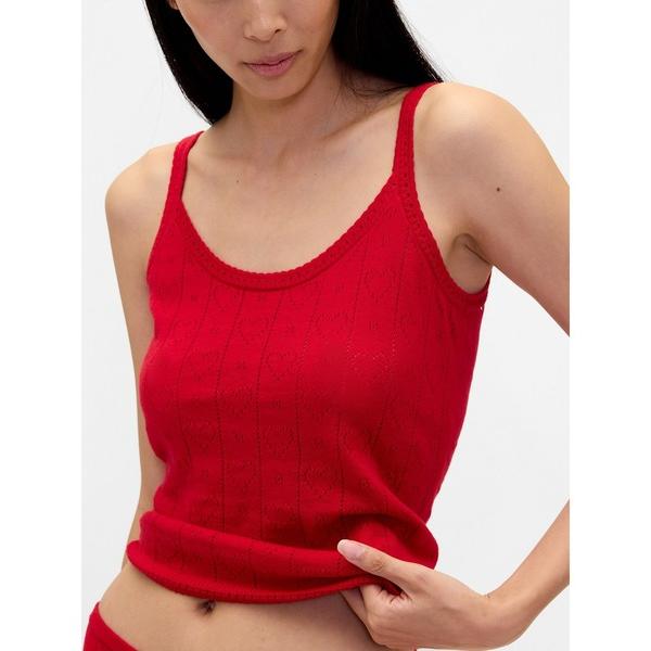 『セール実施中』ZOZO問い合わせ番号:101091201ショップ:GAP，ギャップブランド:GAP，ギャップ商品名:ライトウェイト CashSoft カシミヤタッチ ポインテール ハートパジャマタンクトップカテゴリ:ルームウェア>ル...