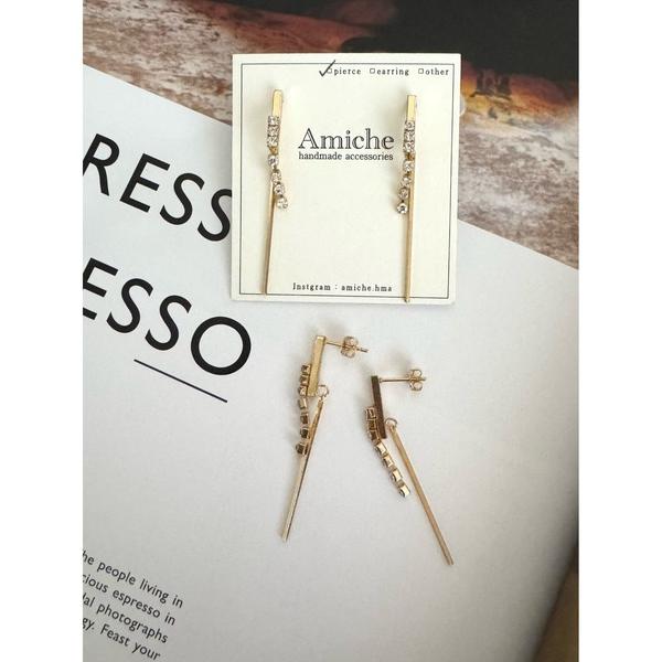 ※このアイテムは返品・交換対象外商品です。ZOZO問い合わせ番号:101091513ショップ:TONE，トーンブランド:tone，トーン商品名:【Amiche】スティックピアス(MA)カテゴリ:アクセサリー>ピアス（両耳用）ブランド品...