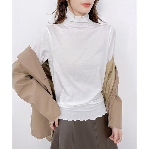 『タイムセール実施中』ZOZO問い合わせ番号:101092054ショップ:DIAVEL，ディアベルブランド:CHUN CHUN NOTES，チュンチュンノーツ，DIAVEL，ディアベル商品名:フリルハイネック長袖カットソーカテゴリ:トップス...