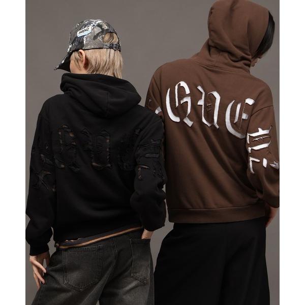 ZOZO問い合わせ番号:101092140ショップ:Art re A，アトリエブランド:Art re A select，アトリエセレクト商品名:【SEQUENZ/シークエンズ】SEE-THROUGH LOGO HOODIEカテゴリ:トップス...